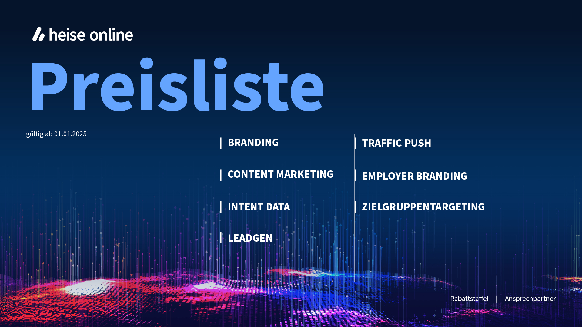 heise online Preisliste - Heise Medienportal